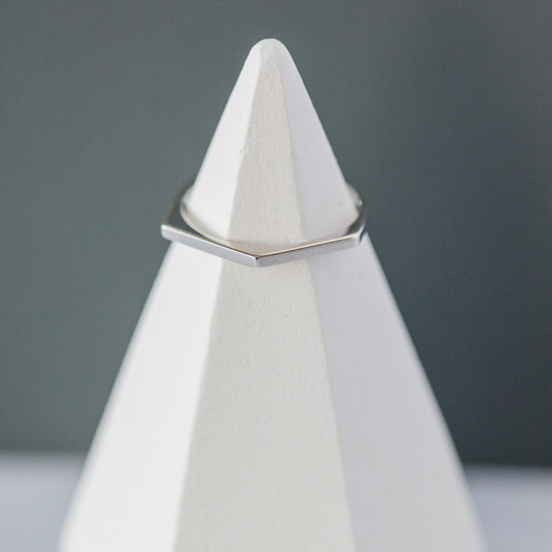 Stackable “Angled” Ring | Crystalyn Aucoin Fine Jewelry – CAJ