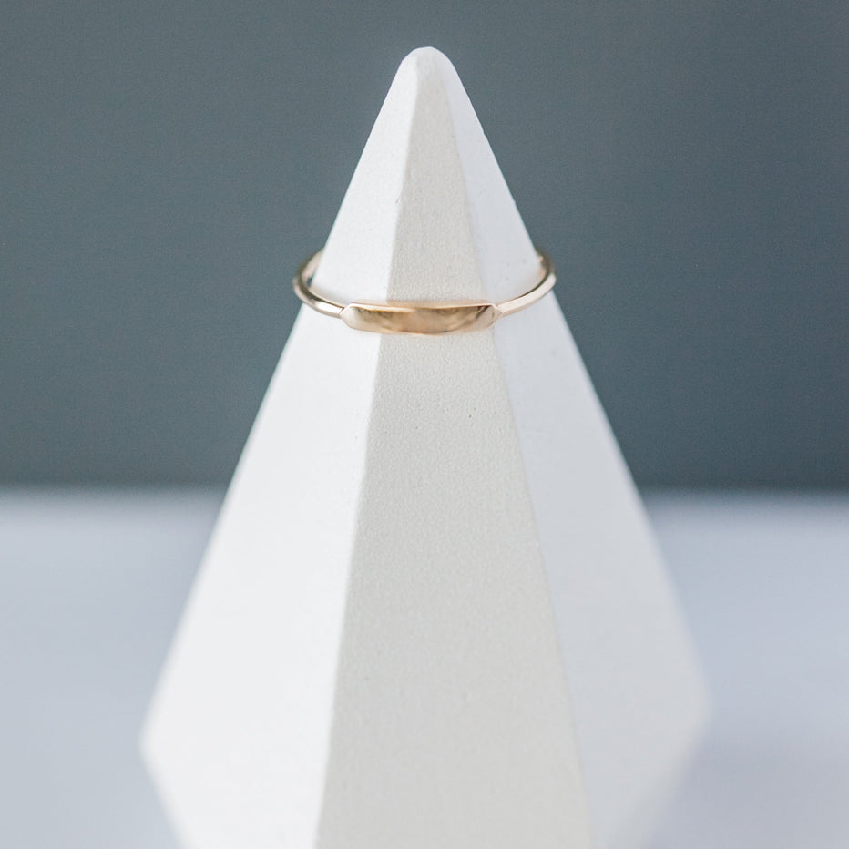 Stackable “ID” Ring | Crystalyn Aucoin Fine Jewelry – CAJ