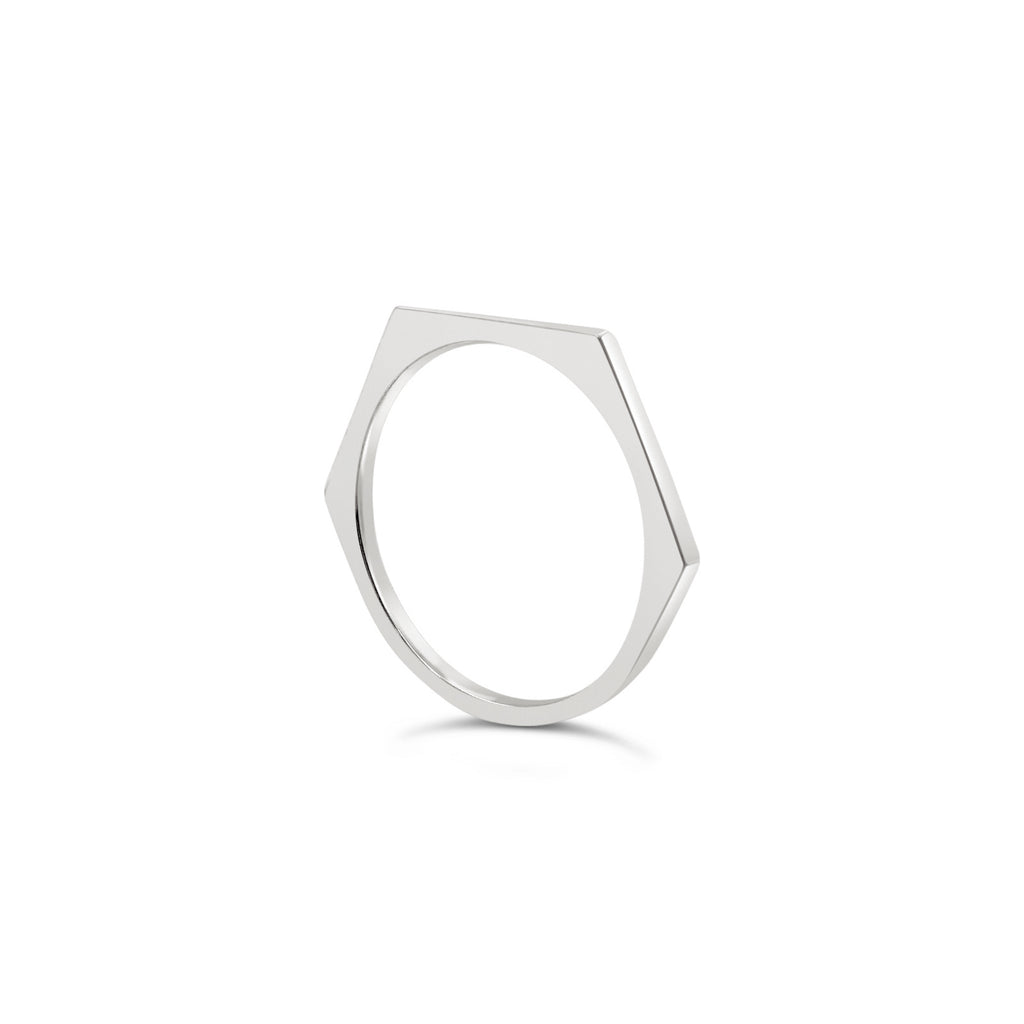 Stackable “Angled” Ring | Crystalyn Aucoin Fine Jewelry – CAJ